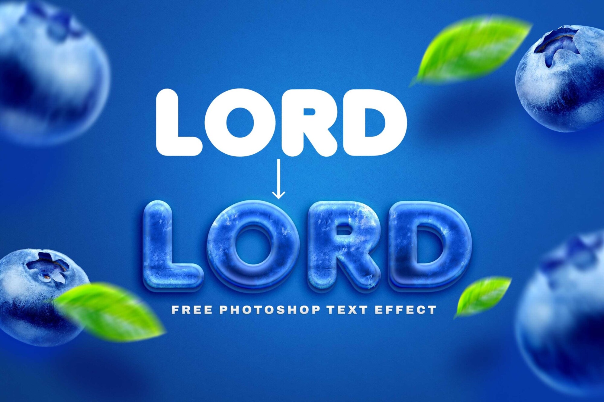 FREE 3D Text Effect Photoshop PSD